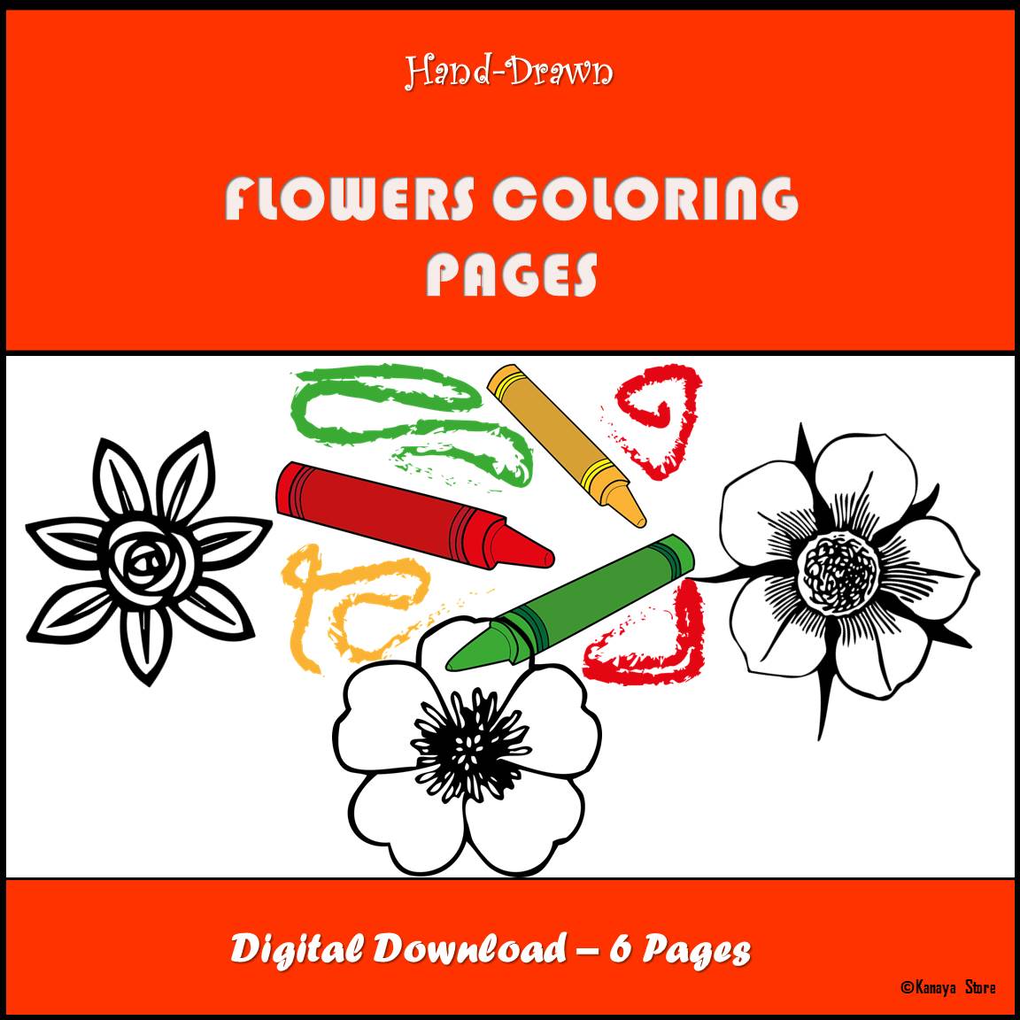 Spring Flower Coloring Pages | Made By Teachers