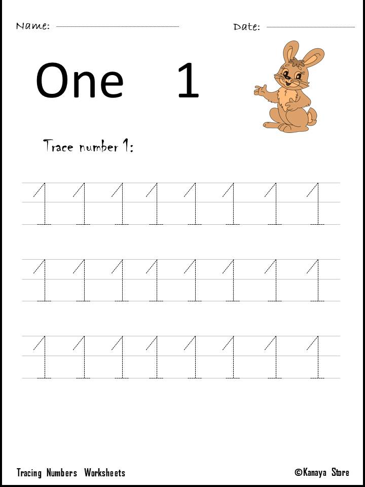 Tracing Numbers worksheets 1-9 | Made By Teachers