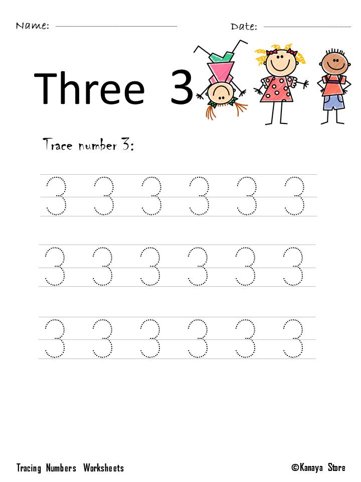 Tracing Numbers worksheets 1-9 | Made By Teachers