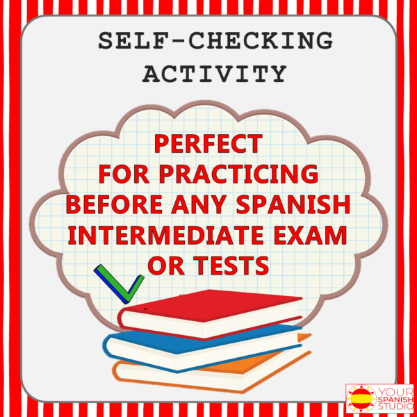 Intermediate Spanish sentence translation activity noprep digital ...