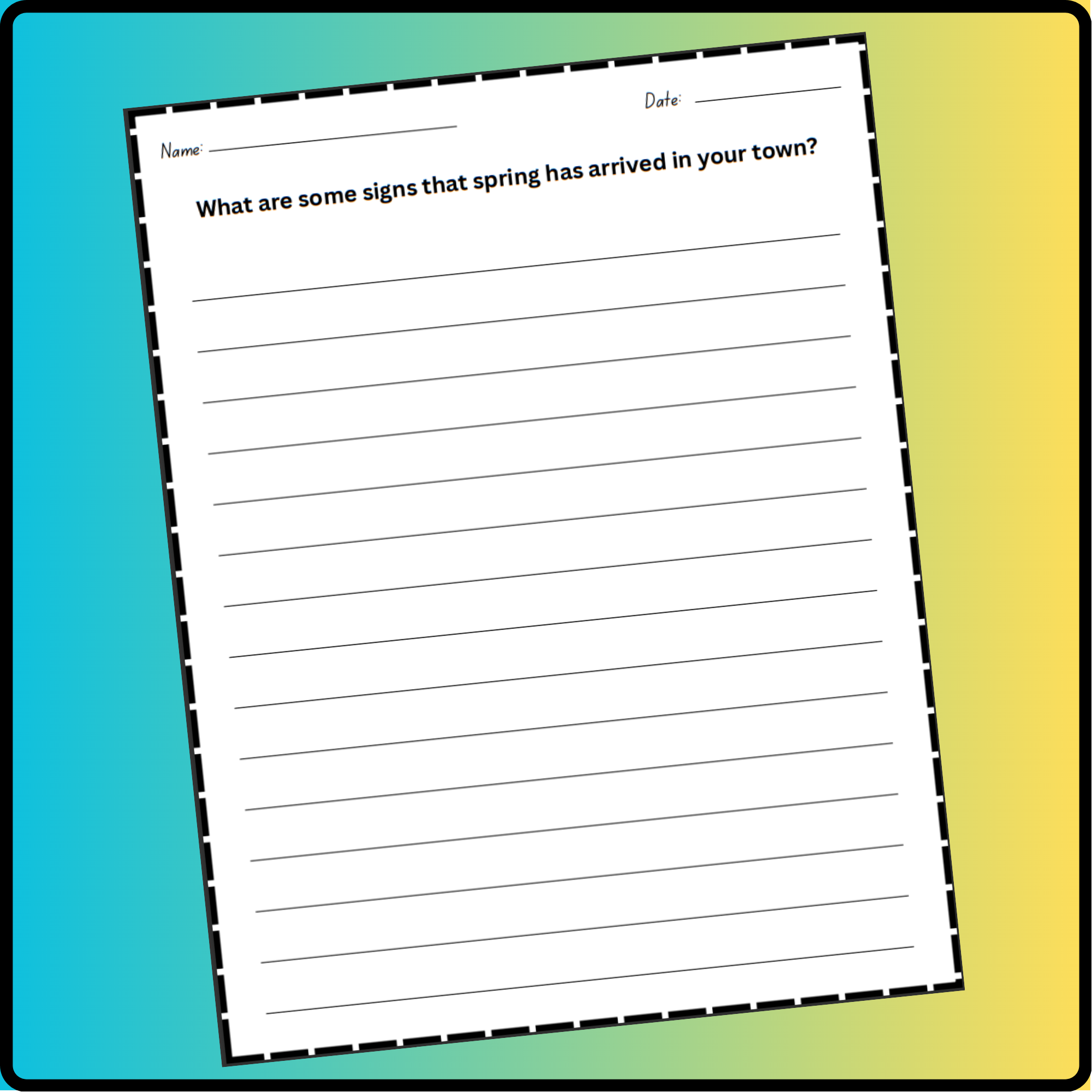 Spring Writing Prompts | Made By Teachers