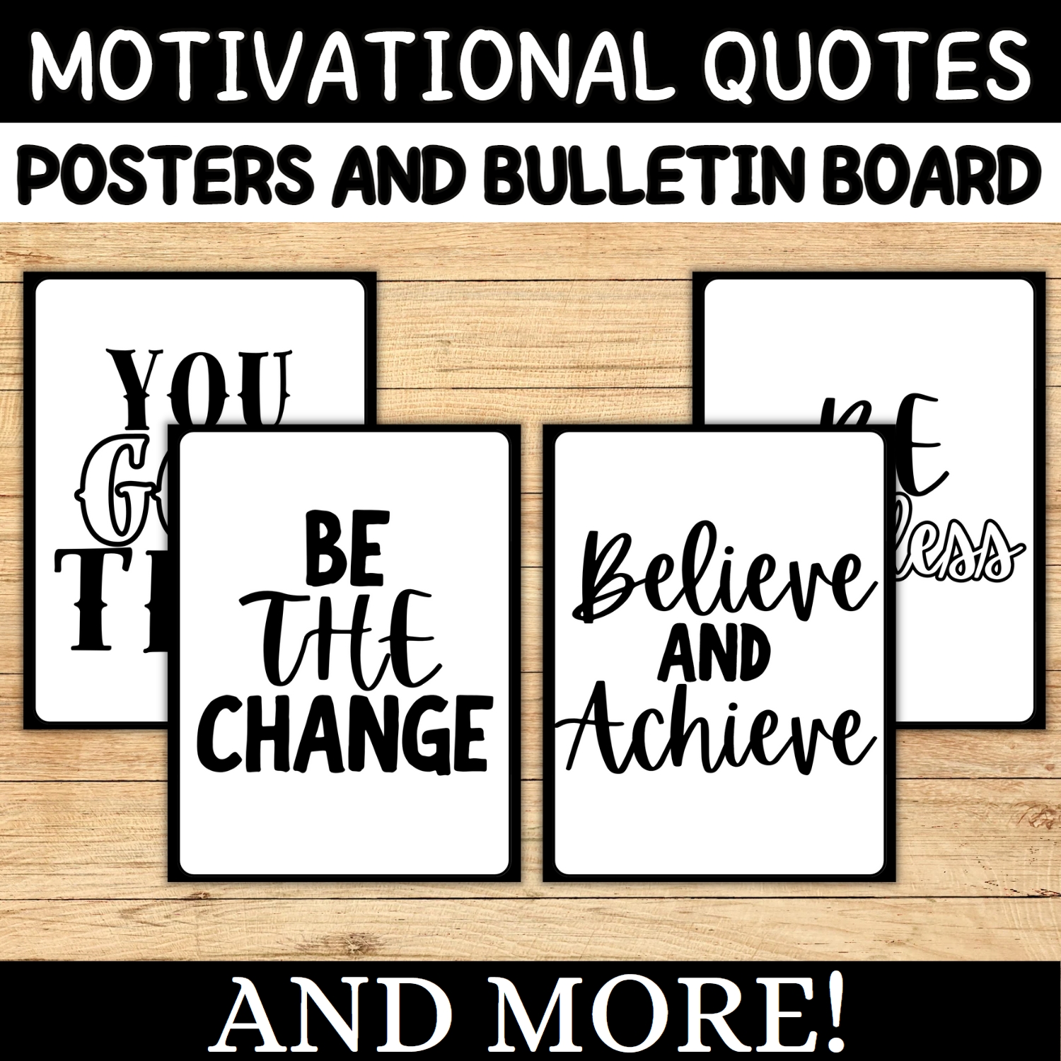 Inspiring Simplicity: Elevate Your Space with Our Black and White ...