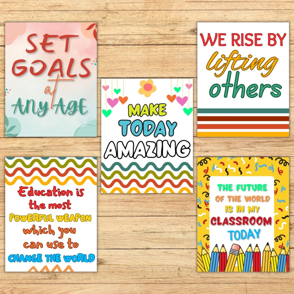 Inspiring Growth Mindset: A Collection of 40 Quote Posters to Encourage ...