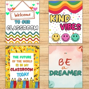 Motivate Your Students with Inspirational Classroom Quote Posters ...
