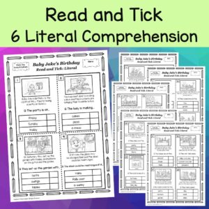 Reading Comprehension Differentiated Literal Inference Evaluative Long ...