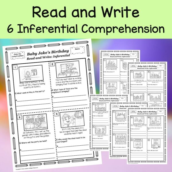 Reading Comprehension Differentiated Literal Inference Evaluative Long ...