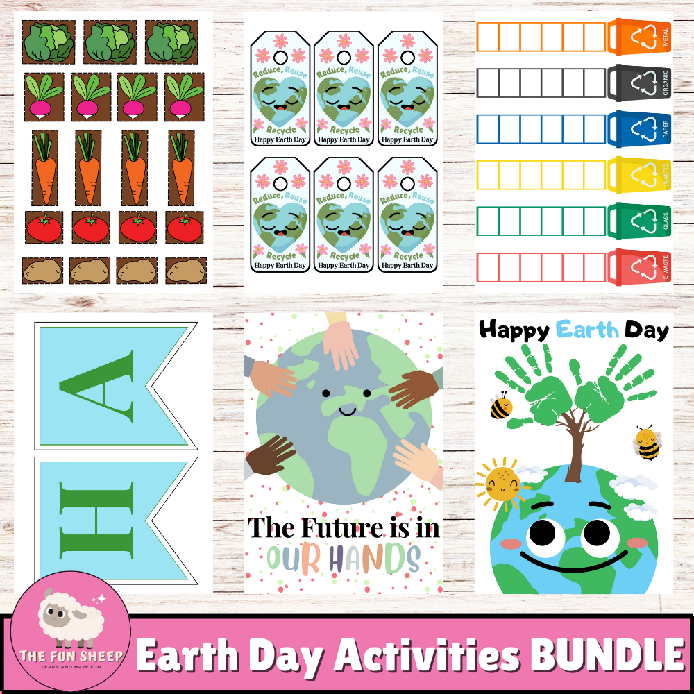 Earth Day Activities BUNDLE | Earth Day Preschool Decoration, Bulletin ...