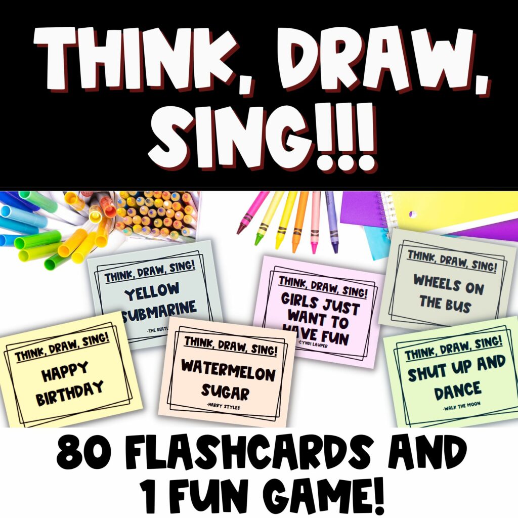 Think, Draw, Sing! A Musical Theater Singing Game for Choirs | Made By ...