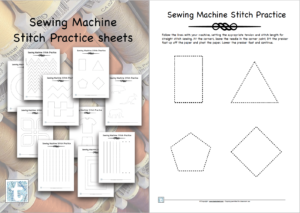 Sewing Machine Practice Sheets for Textiles Classes | Made By Teachers