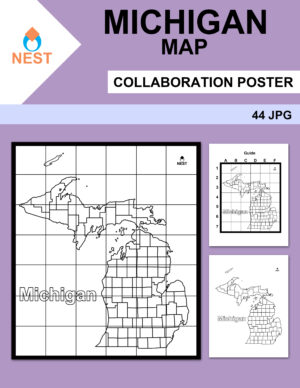 Michigan Map Collaboration Poster | Made By Teachers