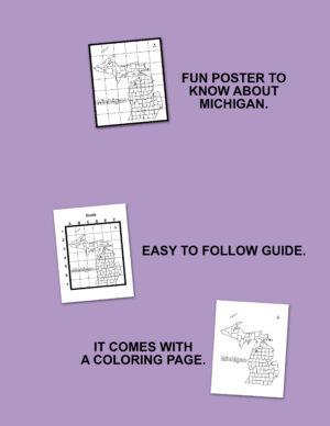 Michigan Map Collaboration Poster | Made By Teachers
