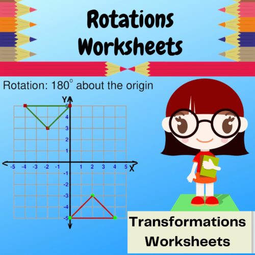 Rotations Worksheets - Transformations Worksheets - Made By Teachers