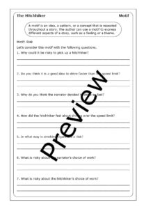 Roald Dahl "The Hitchhiker" worksheets | Made By Teachers