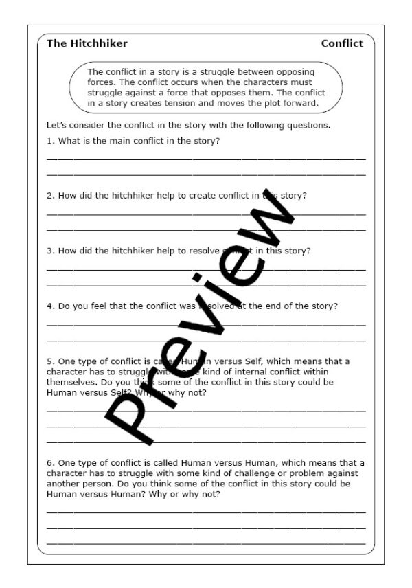 Roald Dahl "The Hitchhiker" worksheets | Made By Teachers