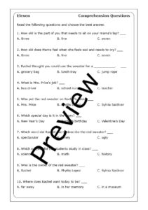 Sandra Cisneros "Eleven" worksheets | Made By Teachers