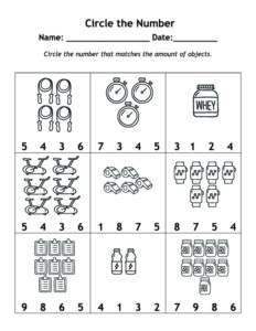 Get in the Math Zone with Circle the Number Worksheets! | Made By Teachers