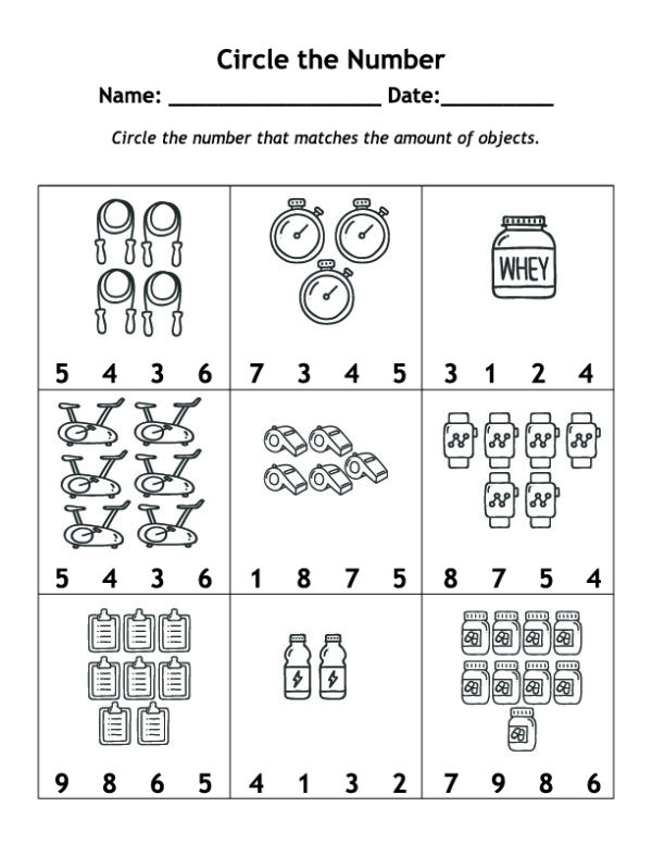 Get in the Math Zone with Circle the Number Worksheets! | Made By Teachers