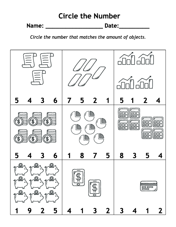 Get in the Math Zone with Circle the Number Worksheets! | Made By Teachers