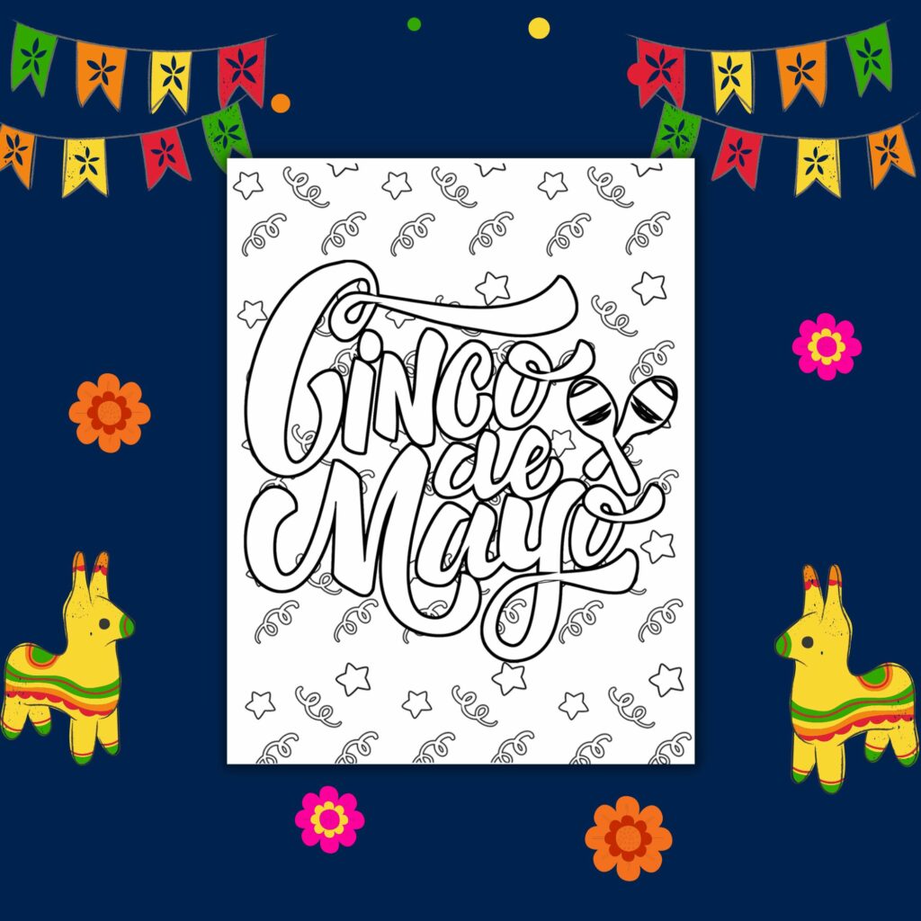 Printable Cinco De Mayo Coloring Sheets Pages Fun May Activities printable-cinco-de-mayo-coloring-sheets-pages-fun-may-activities