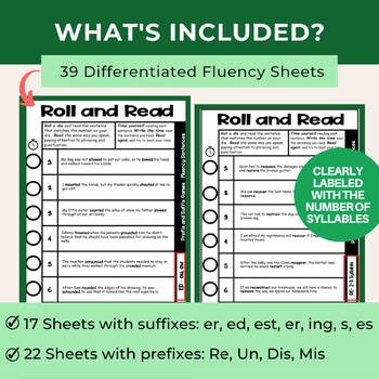 Multisyllabic Word List & Games - Multisyllable Fluency Activity - Year ...