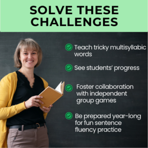 Multisyllabic Word List & Games - Multisyllable Fluency Activity - Year ...