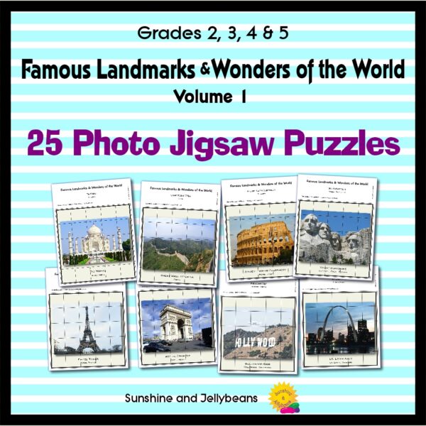 Famous Landmarks & Wonders of the World - 25 Photo Jigsaw Puzzles ...