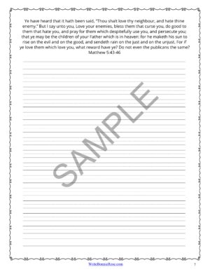 Scripture Copywork-Verses About Love from the Gospels-Print | Made By ...