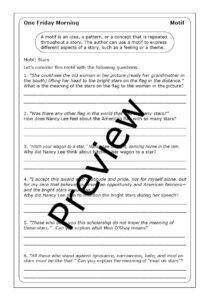 Langston Hughes "One Friday Morning" worksheets | Made By Teachers