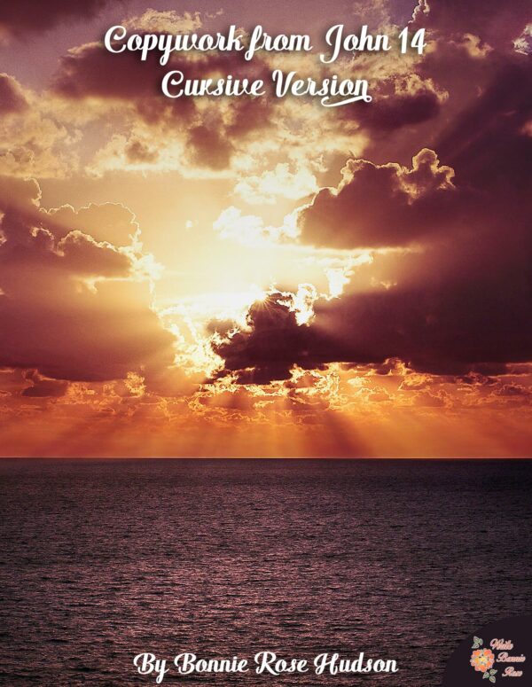 Copywork from John 14 Cursive Version | Made By Teachers