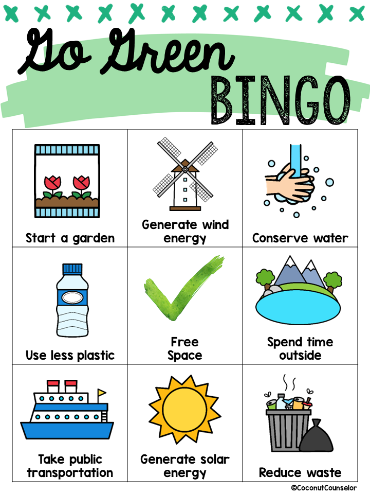 Go Green Bingo Game | Made By Teachers