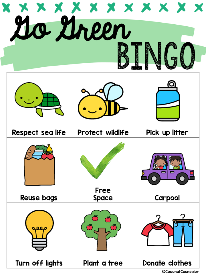 Go Green Bingo Game | Made By Teachers