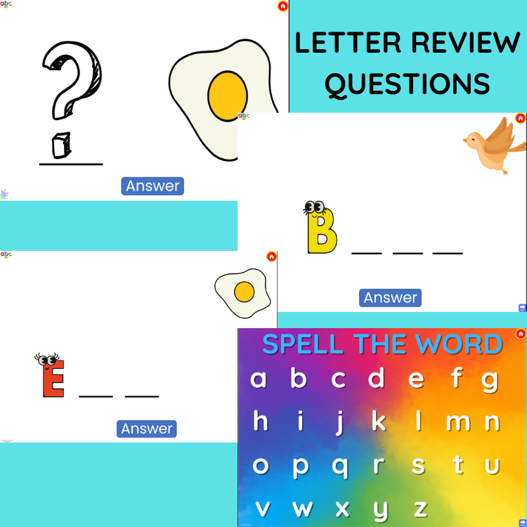 Alphabet ABC flashcards set-PowerPoint, Printable, sight words, early ...