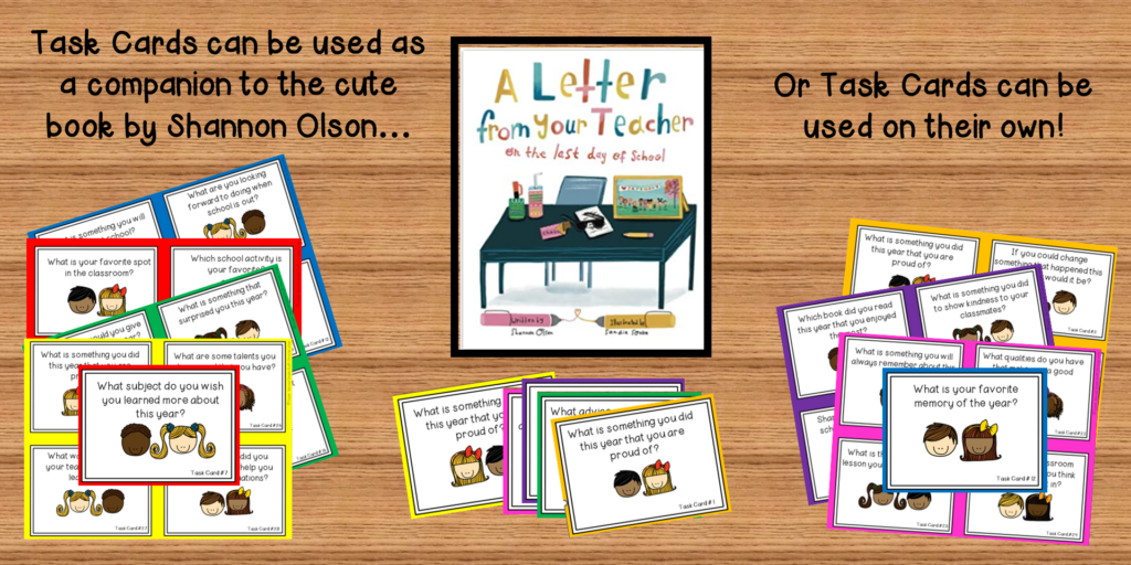 End of Year Activity: A Letter From Your Teacher on the Last Day of ...