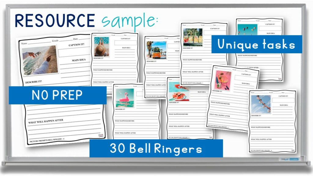 Making Inferences Picture Writing Prompts - Summer - Print and Digital ...