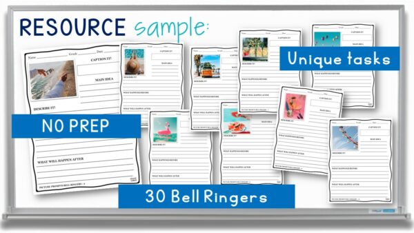 Making Inferences Picture Writing Prompts - Summer - Print and Digital ...