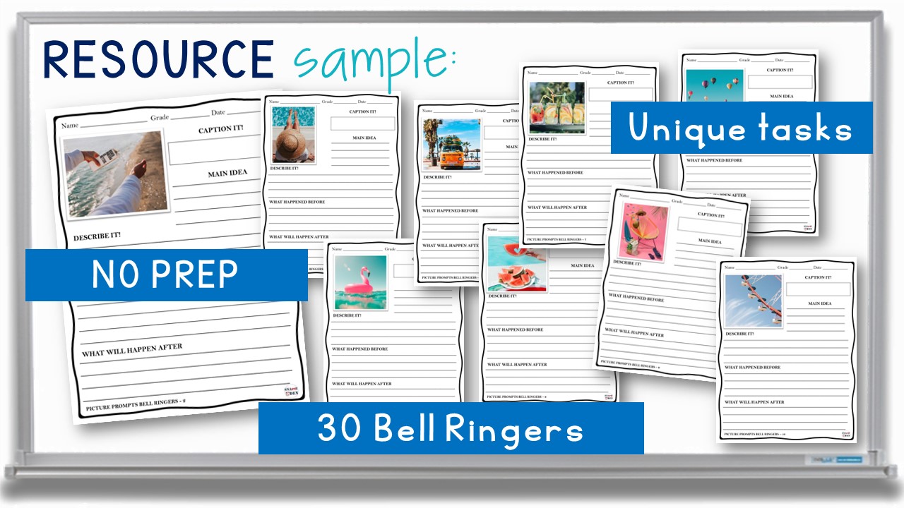 Making Inferences Picture Writing Prompts - Summer - Print and Digital ...