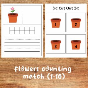 Spring Numbers Matching Game | Numbers (1-10) Clip Cards, Puzzles ...