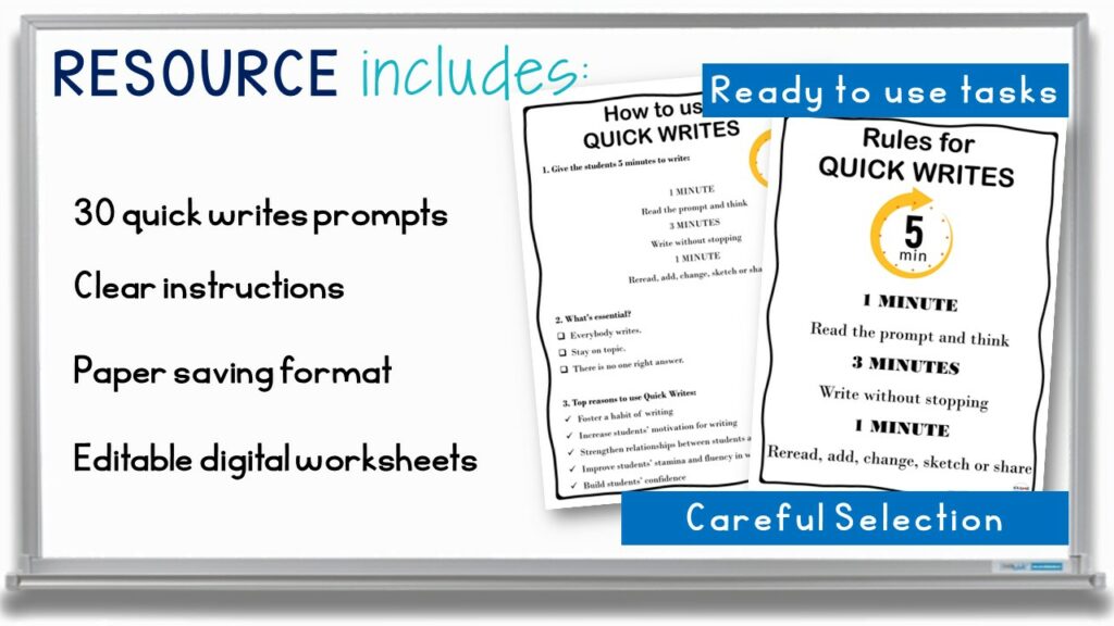 Quick Write Prompts - Summer Writing Practice Morning Work - Print and ...