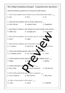 Anne Hart "The Friday Everything Changed" worksheets | Made By Teachers