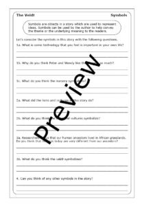 Ray Bradbury "The Veldt" worksheets | Made By Teachers