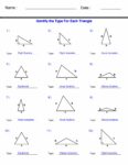 Identifying Triangles - Identify the Type For Each Triangle-Triangle ...
