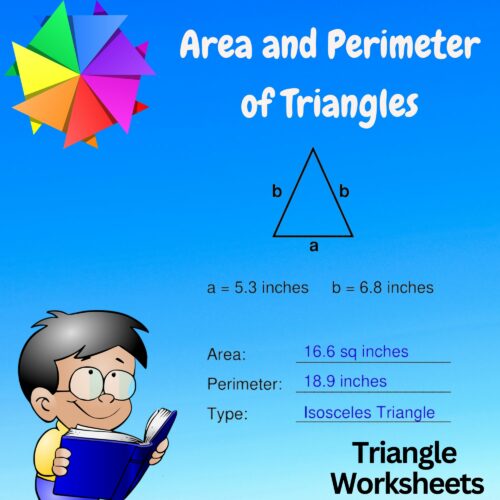 Area and Perimeter of Triangles - Identify and Calculate -Triangle ...