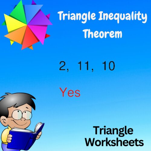 Triangle Inequality Theorem - Triangle Worksheets | Made By Teachers