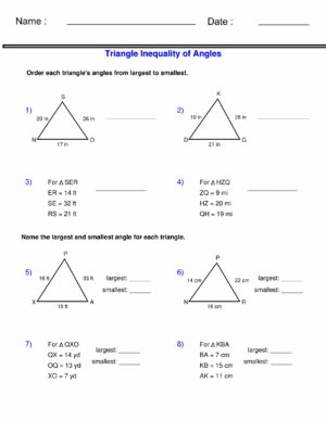 Triangle Inequalities of Angles - Order triangle's angle - Triangle ...