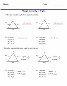 Triangle Inequalities of Angles - Order triangle's angle - Triangle ...