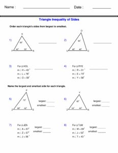 Triangle Inequalities of Sides - Order triangle's side - Triangle ...