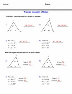 Triangle Inequalities of Sides - Order triangle's side - Triangle ...