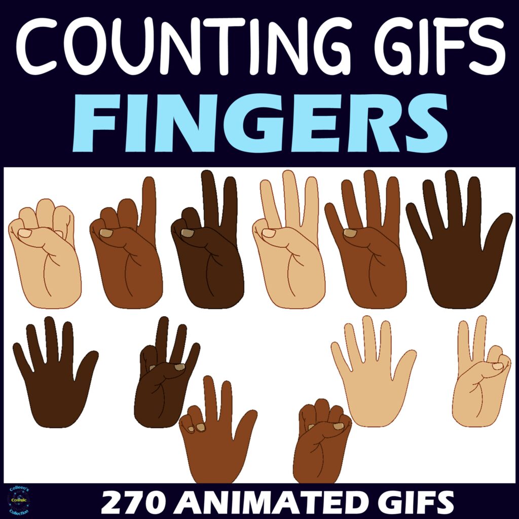 Counting Fingers GIFs - Animated Clipart - Hands Clip Art | Made By ...