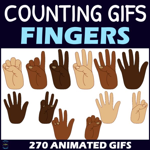 Counting Fingers GIFs - Animated Clipart - Hands Clip Art | Made By ...