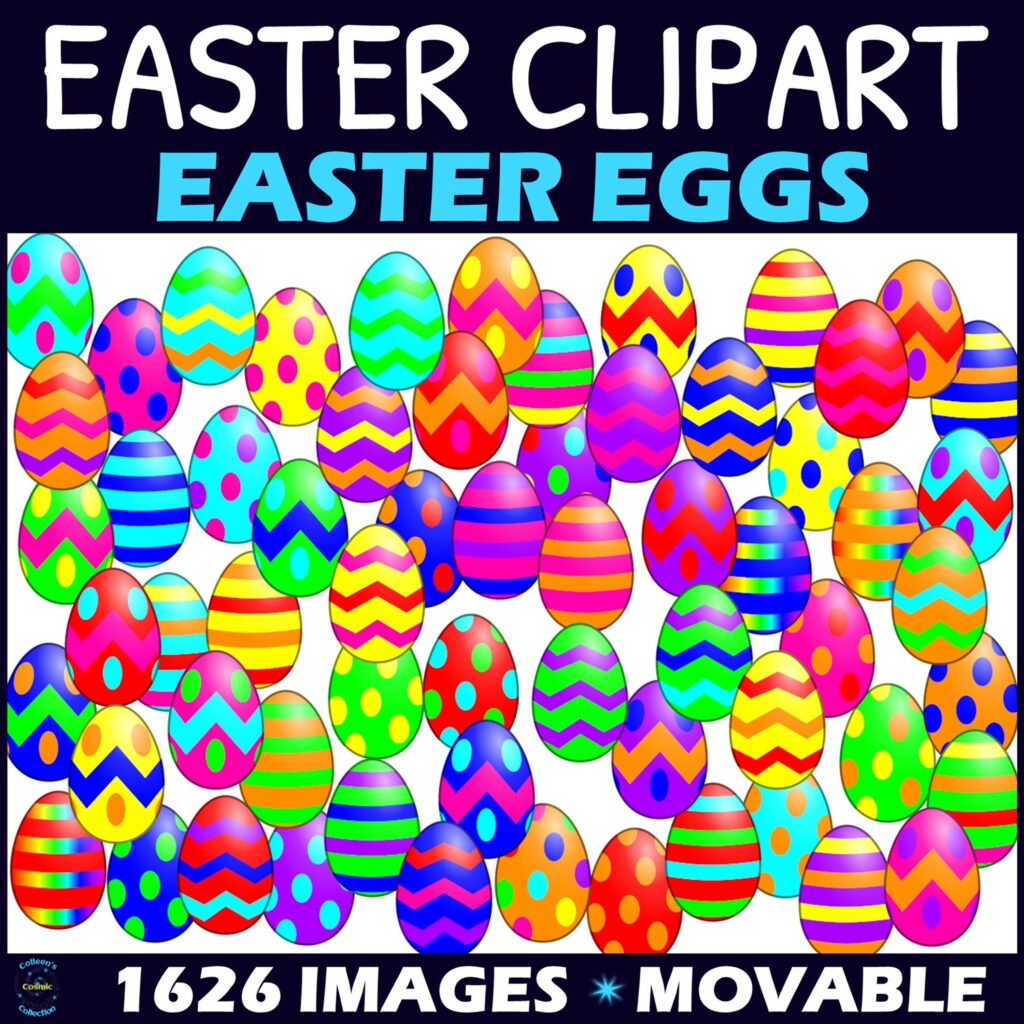 Easter Eggs Clipart | Made By Teachers